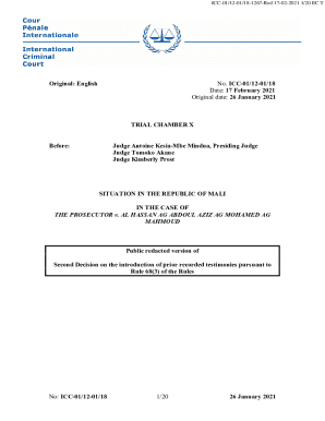 Fillable Online Rule 68(3) of the Rules Fax Email Print - pdfFiller