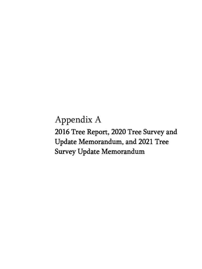 Fillable Online Tree Report Template - Los Angeles City Planning Fax ...