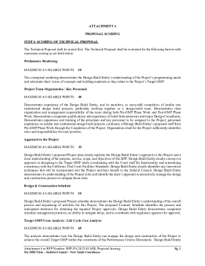 Fillable Online R-89-14-0579 Technical Proposal Score Sheet Fax Email ...