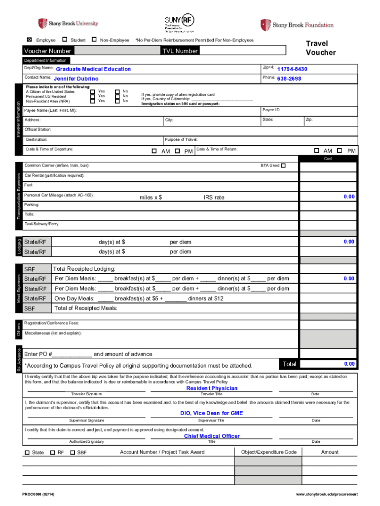 Fillable Online 1500-04 - Per Diem and Other Allowable Expenses Fax ...