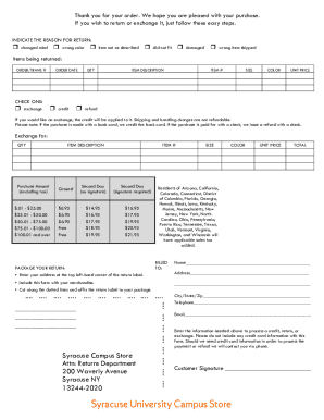 Fillable Online Return Form for Web and Mail Orders Fax Email Print ...