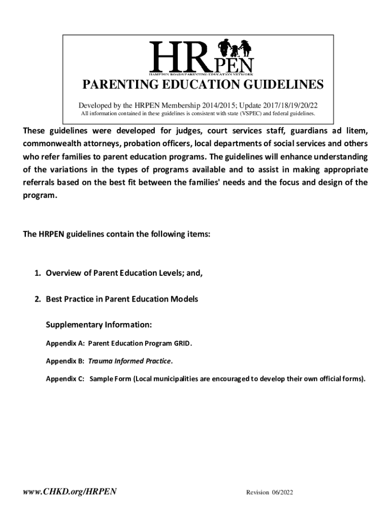 Fillable Online Parenting Classes and ResourcesCommunity Connections Fax Email Print - pdfFiller