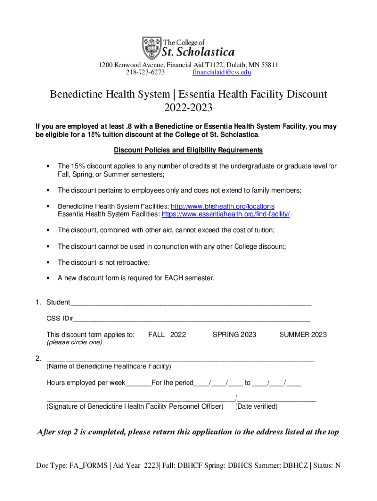 Fillable Online resources css College of St. Scholastica Dining Services - College of St ... Fax ...