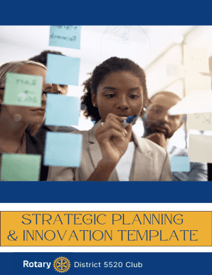 Fillable Online Strategic Planning and Innovation Template Fax Email ...
