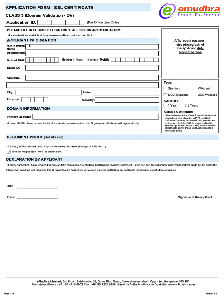 Fillable Online Add a custom SSL certificate to your account Fax Email ...