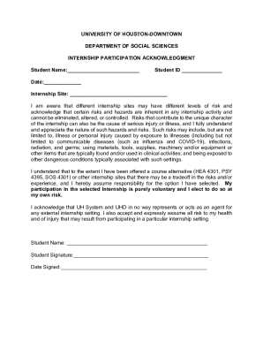 Fillable Online J-1 STUDENT INTERN DS-2019 REQUEST FORM Fax Email Print - pdfFiller