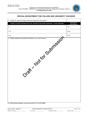 Fillable Online ETA-9089 Appendix D Fax Email Print - pdfFiller