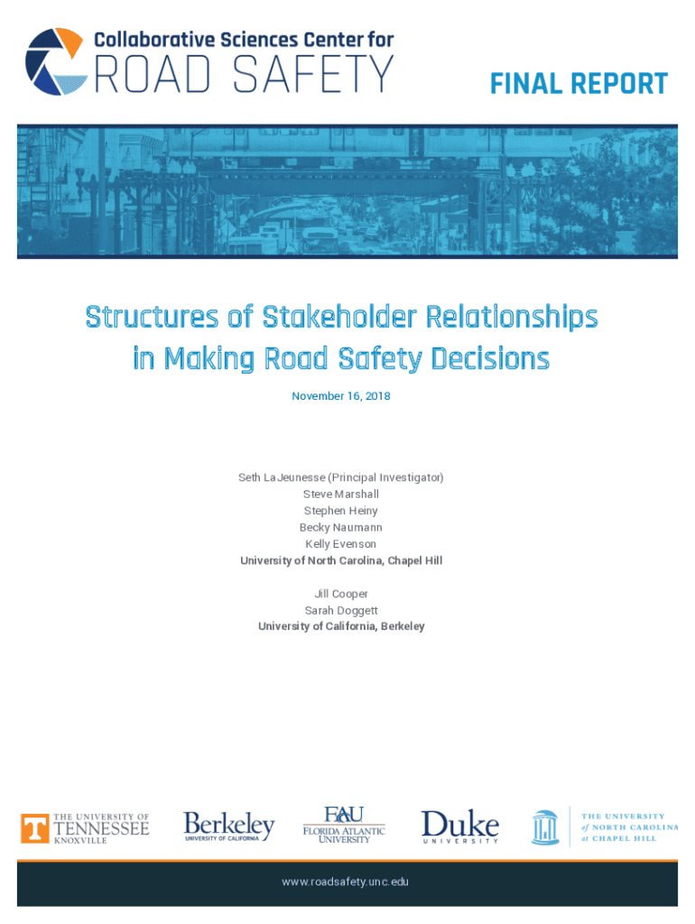 Fillable Online Structures of Stakeholder Relationships in Making Road ...