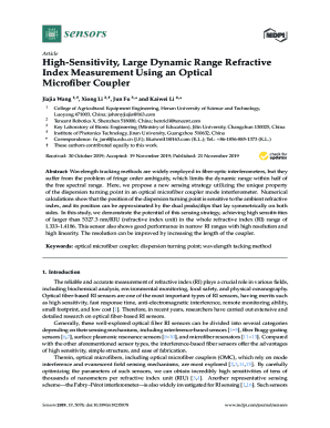 Fillable Online High-Sensitivity, Large Dynamic Range Refractive Index ...