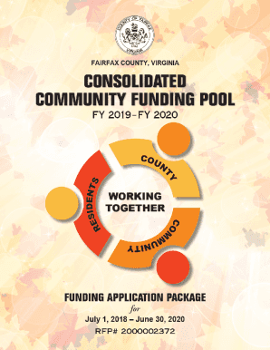 Fillable Online Consolidated Community Funding Pool - Funding Process ...
