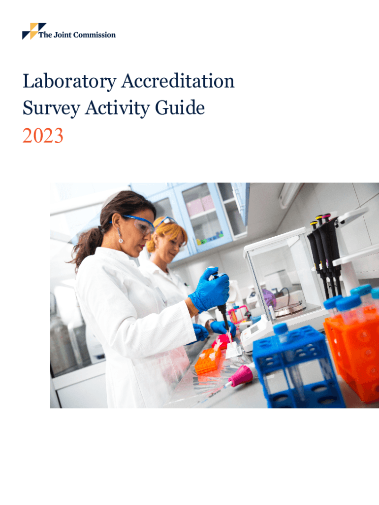 Fillable Online Laboratory Accreditation Survey Activity Guide Fax ...