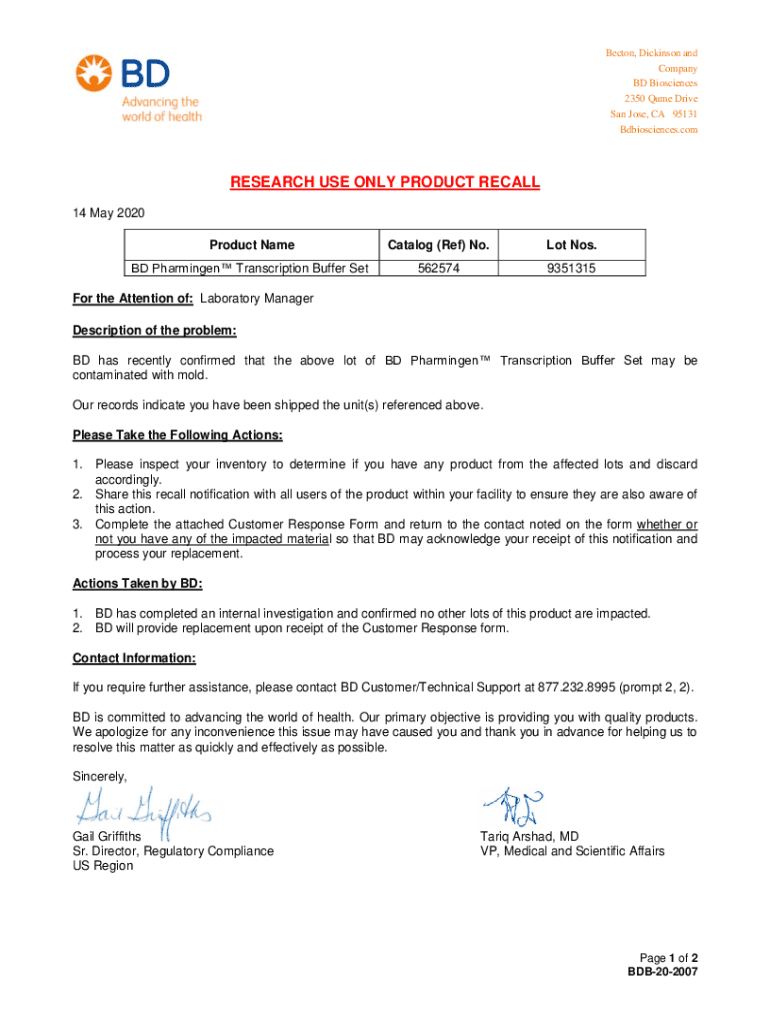 Fillable Online BD Human Pluripotent Stem Cell Transcription Factor ... Fax Email Print - pdfFiller