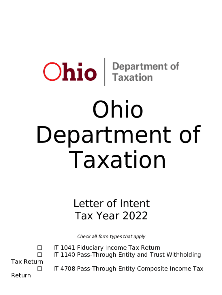 Ohio IT 1041 Instructions (Fiduciary Income Tax ... - tax ohio Doc ...