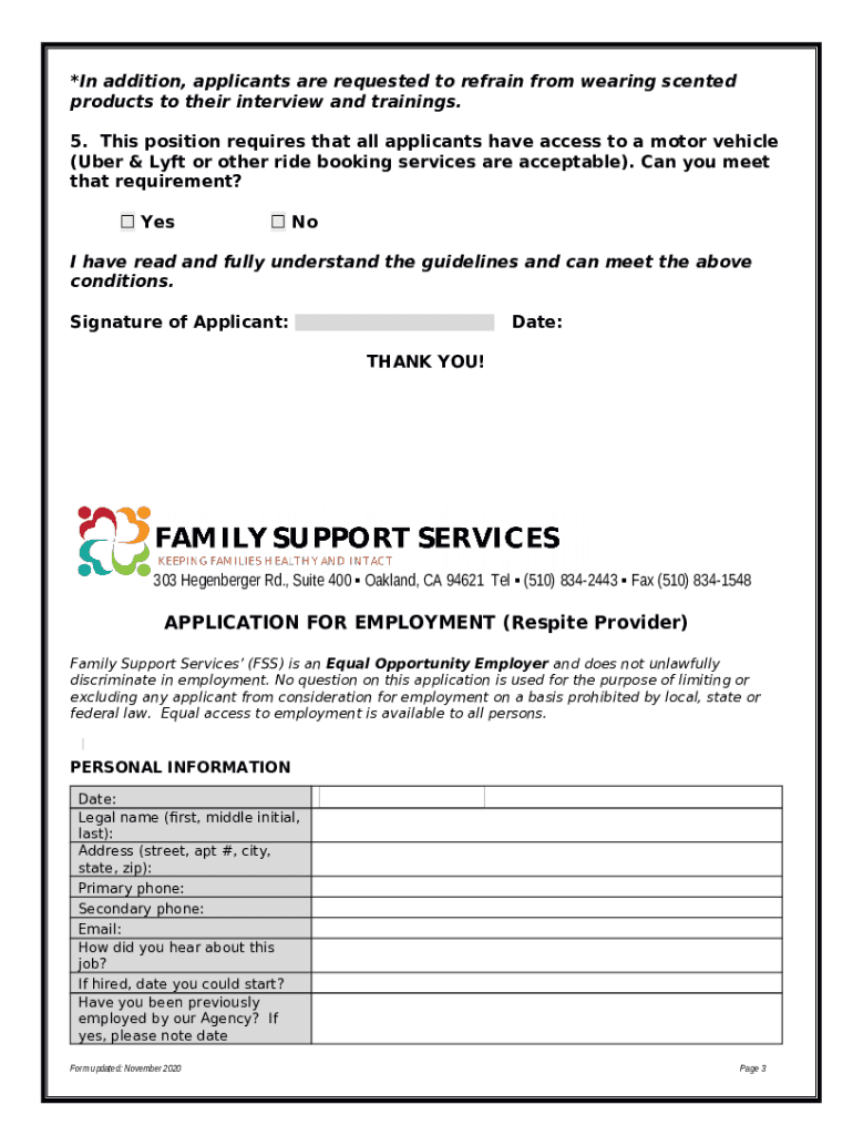 Respite Care for Caregivers of Kids with Autism Doc Template | pdfFiller