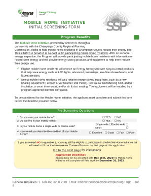 MOBILE HOME INITIATIVE Homeowner Consent Doc Template | pdfFiller