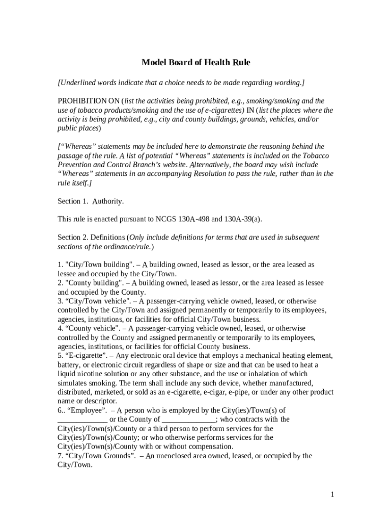 A Guide to the New York State Clean Indoor Air Act Doc Template | pdfFiller