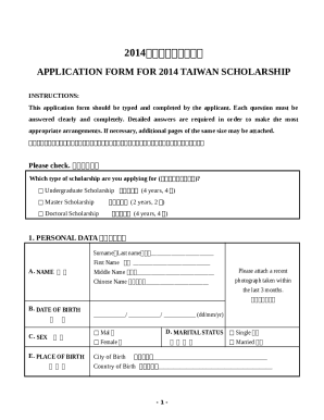 2018 Application for ROC (Taiwan) Ministry of Education Doc Template ...
