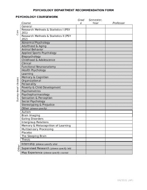 Department-Recommendation-. ... Doc Template | pdfFiller