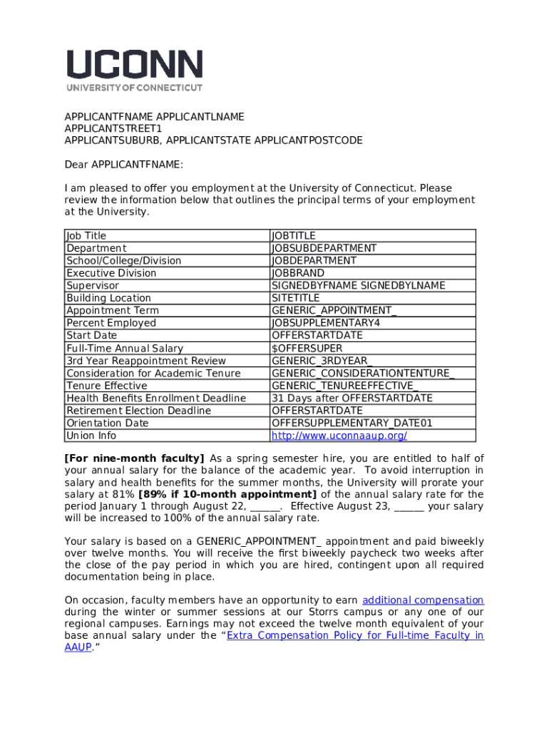 The benefits available to you as a management exempt ... - hr uconn Doc Template | pdfFiller