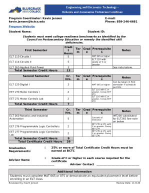 elt-certificate-robotics-and-automation-technician. ... Doc Template | pdfFiller