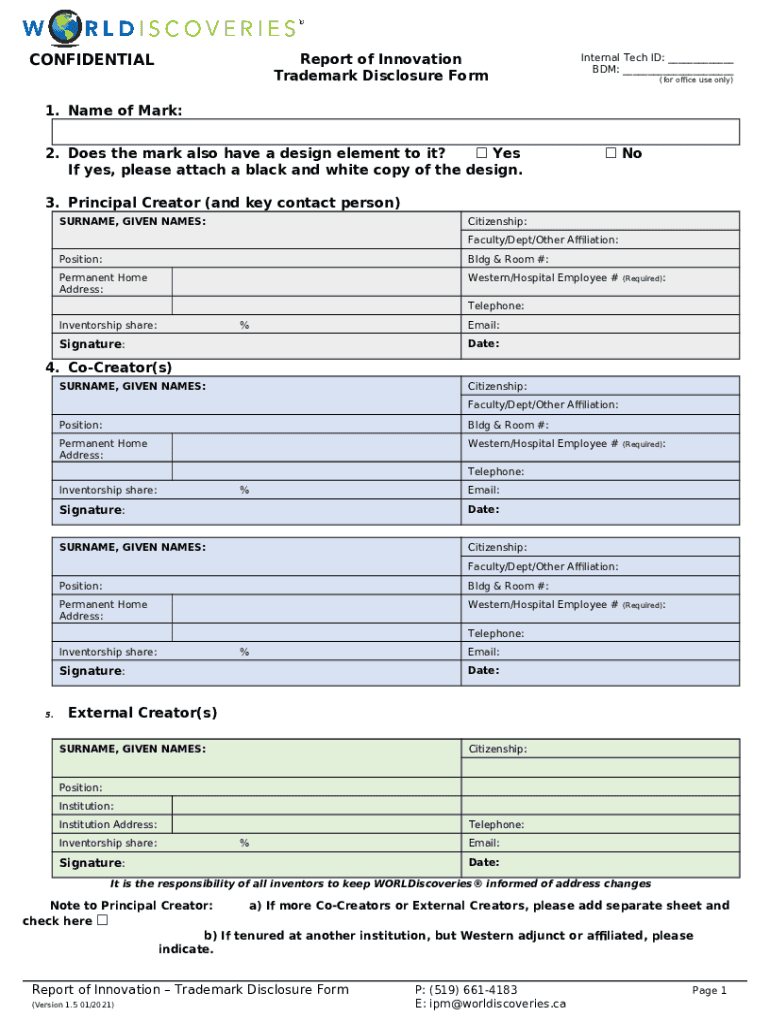 Trademark-Intake-.pdf Doc Template | pdfFiller