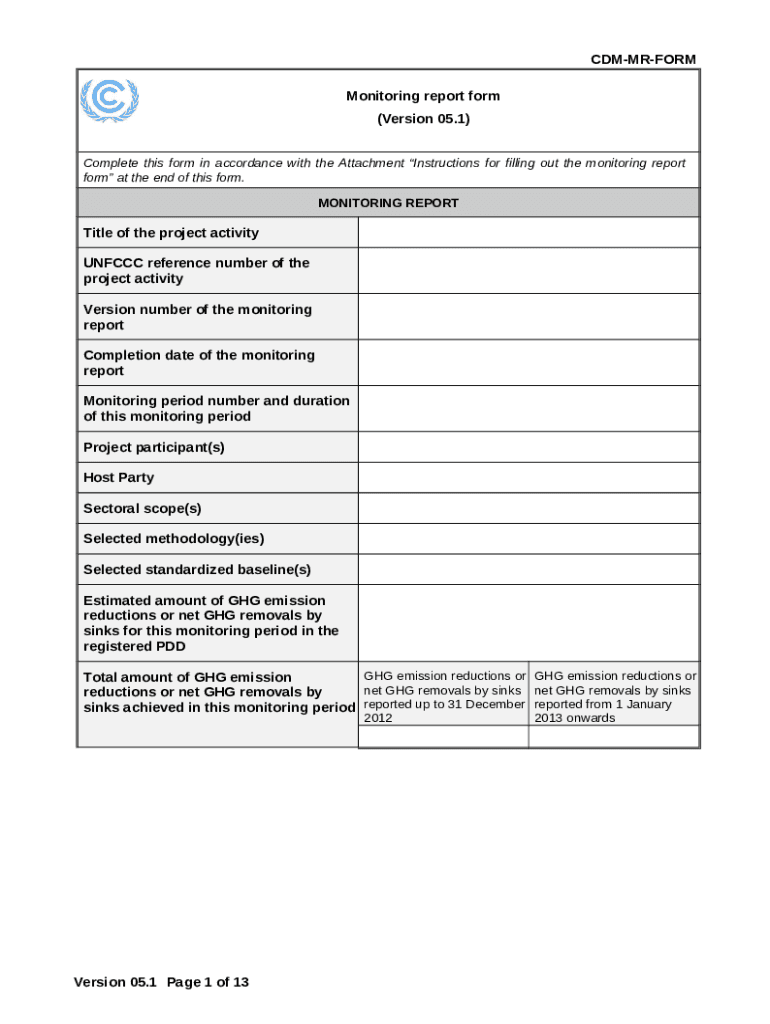 Complete this in accordance with the Attachment ... - cdm unfccc Doc ...