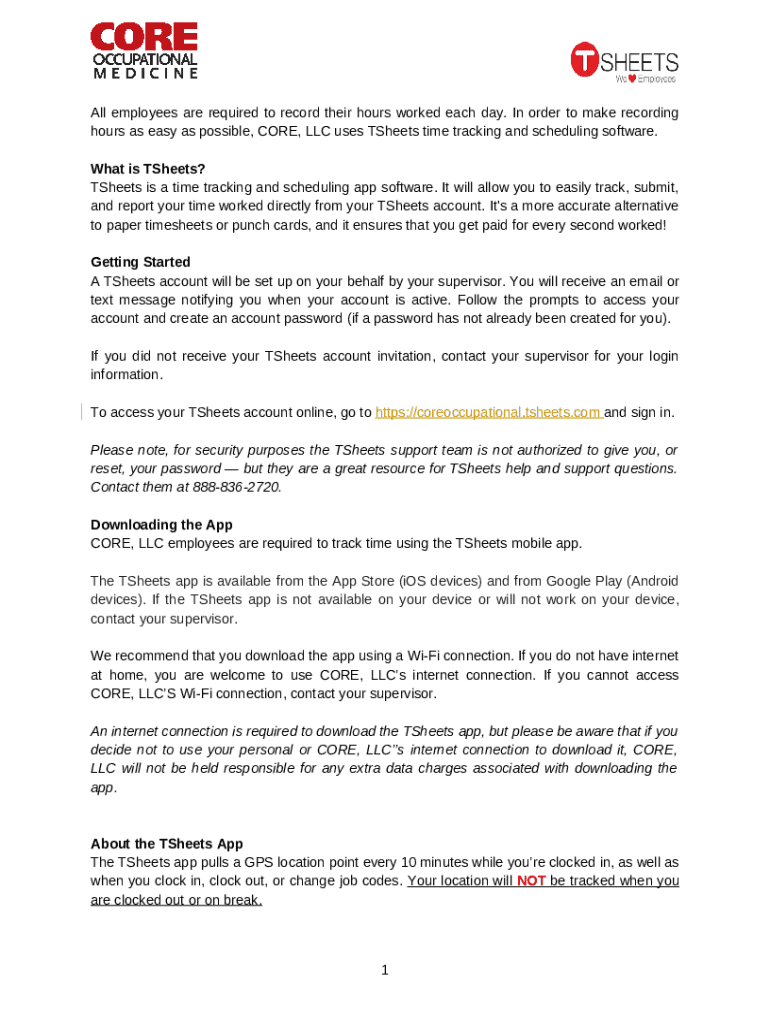 Everything You Need to Know about TSheets Doc Template | pdfFiller