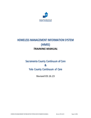 Fillable Online HOMELESS MANAGEMENT INFORMATION SYSTEM ( ... Fax Email ...