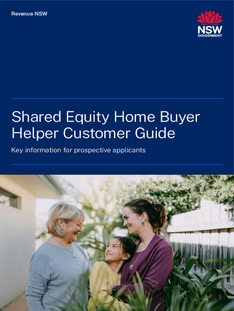 Fillable Online Shared Equity Home Buyer Helper is now live - Revenue ...
