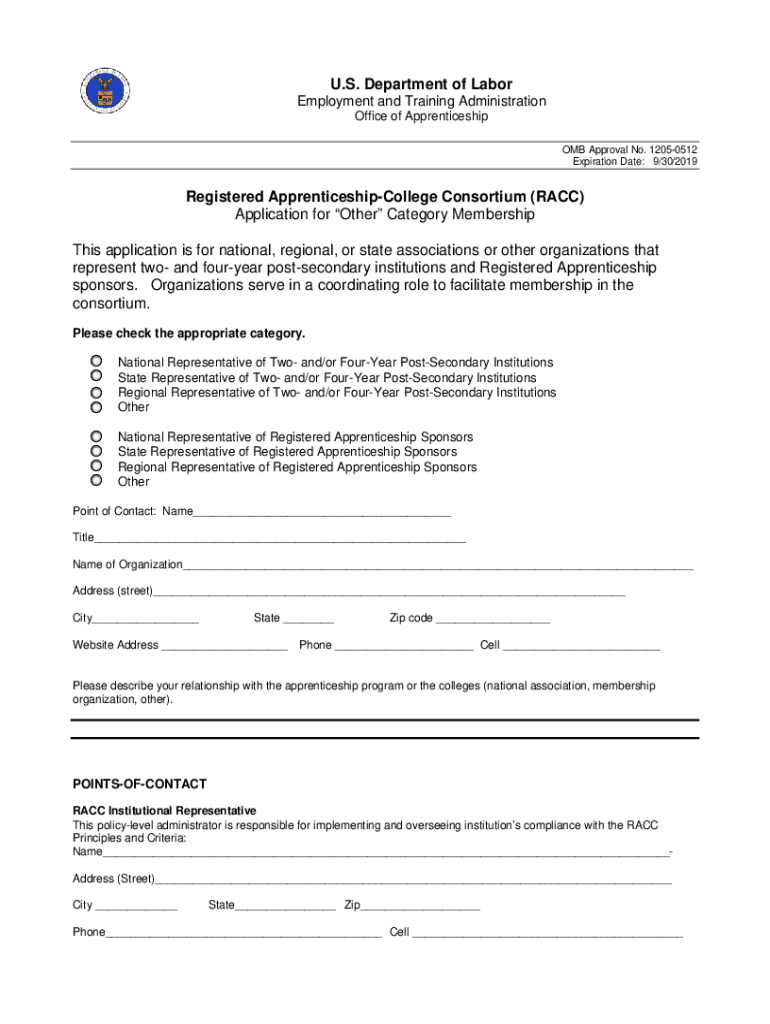 Fillable Online Office of Apprenticeship Fax Email Print - pdfFiller