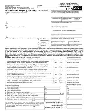 Fillable Online Personal Property Tax Forms Fax Email Print - pdfFiller