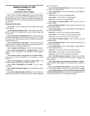 Fillable Online Alabama Form PPT (Instructions) (Alabama Business ...