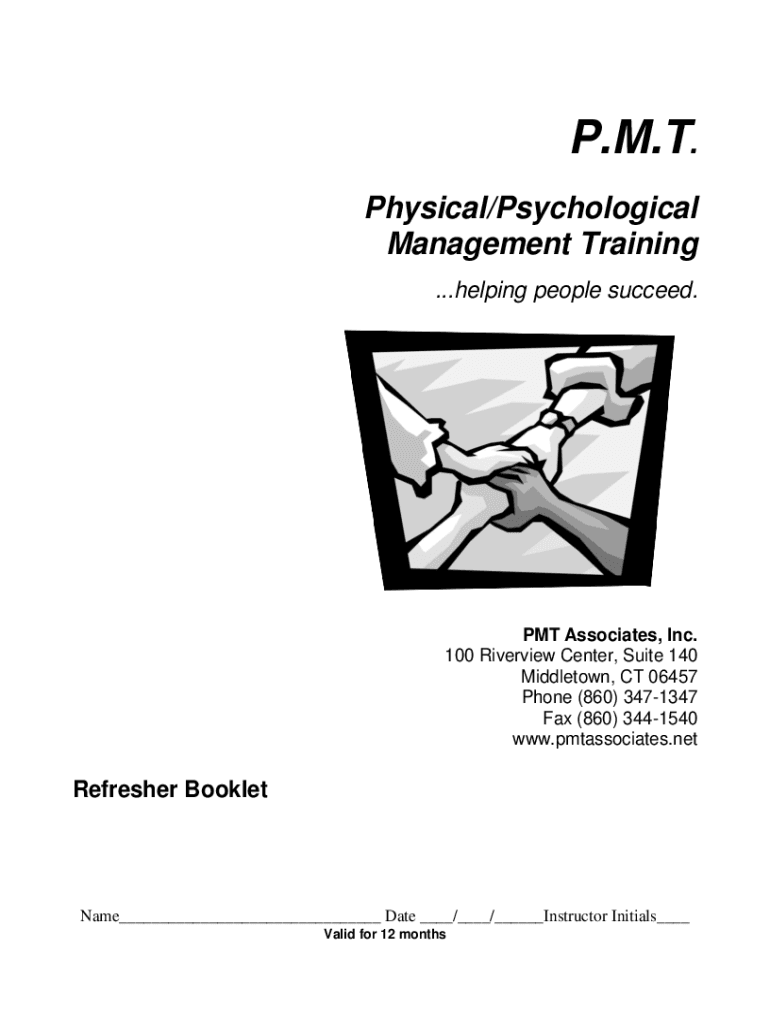 Fillable Online PMT Associates in Online - Certifications, Cost, and ...
