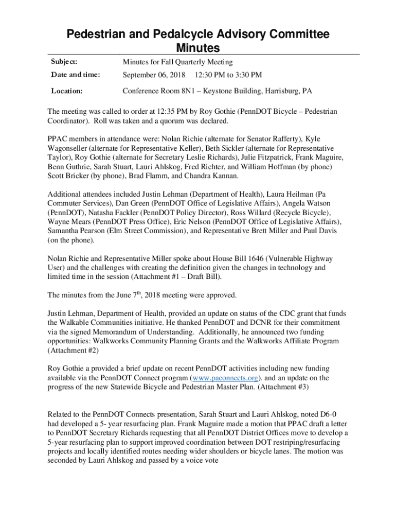 Fillable Online Bicycle Advisory Committee (BAC) and Pedestrian ... Fax ...