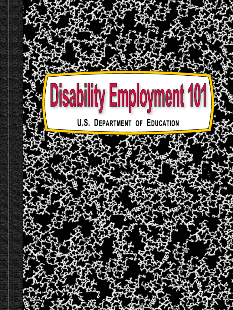 Fillable Online Disability Employment 101 - Open Data Platform Fax ...