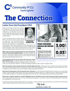 Fillable Online Community 1st Credit Union: Welcome To Our Community Fax Email Print - pdfFiller
