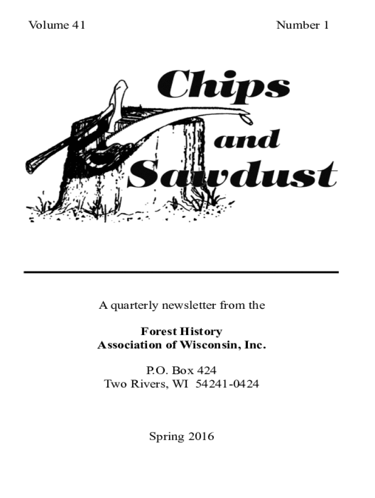 Fillable Online Forest History Association of Wisconsin, Inc. - PDF ...