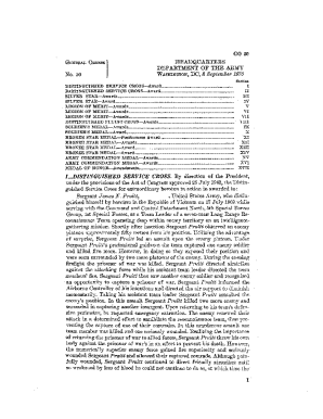 Fillable Online armypubs army Description of Awards - U.S. Military ...