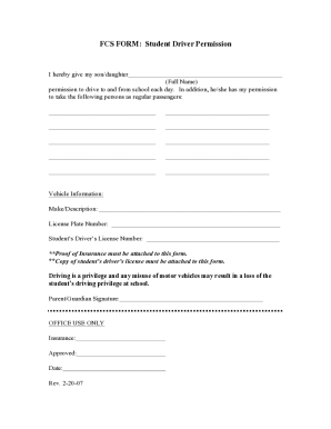 Fillable Online Student Trip Permission Form Fax Email Print - pdfFiller