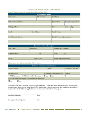 Fillable Online Individual Development Account (IDA): What it is, How ...
