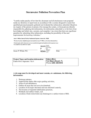 Fillable Online ARR150000 Inspection FormStormwater Pollution ... Fax ...