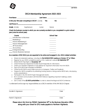 Fillable Online DECA Scavenger Hunt Study Guide Flashcards Fax Email ...