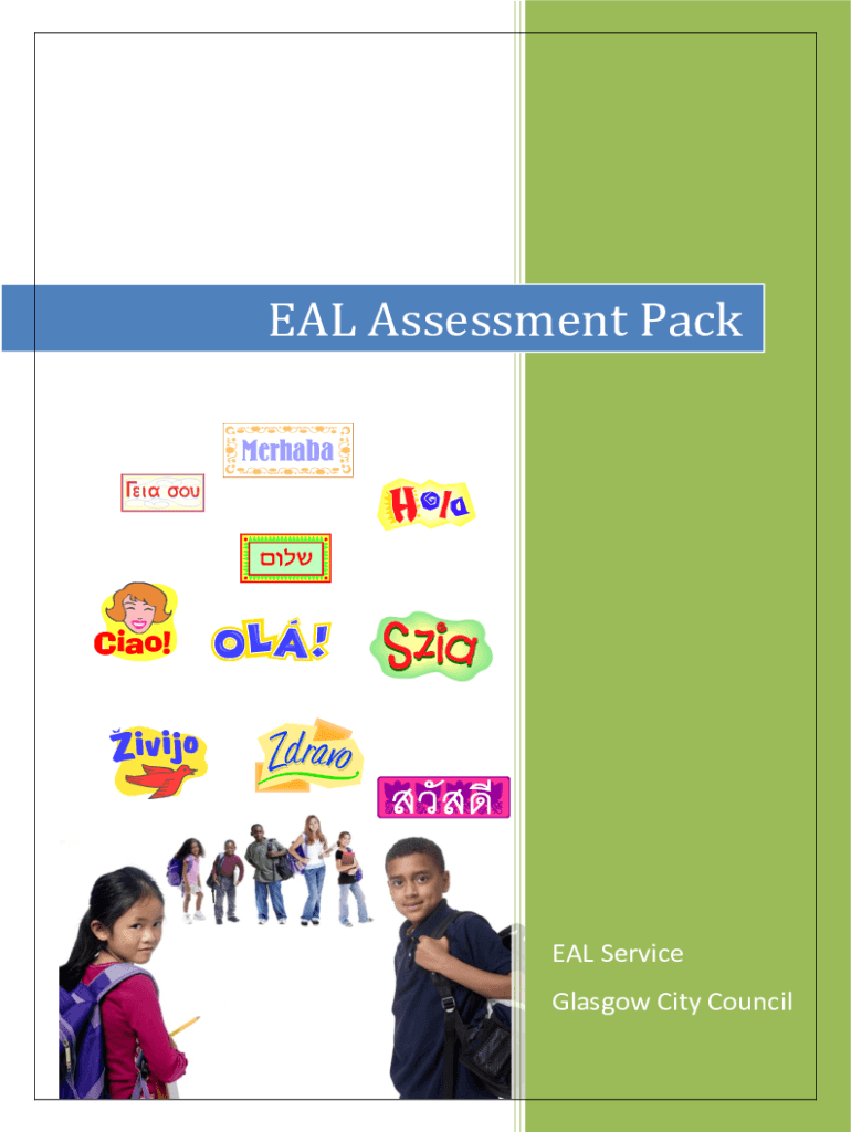 Fillable Online Guidelines for the English as an Additional Language ...