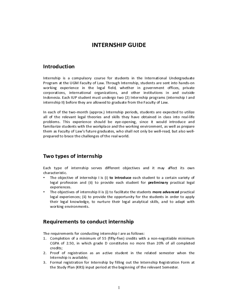 Fillable Online Law Student Summer Internship Program Fax Email Print ...