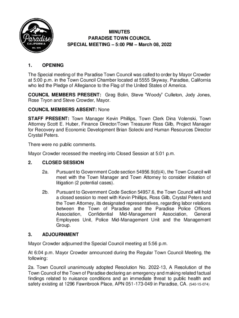 Fillable Online Steve Crowder running for Paradise Mayor Fax Email ...