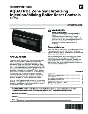 Fillable Online 69-199003 - AQUATROL Zone Synchronizing Injection ...