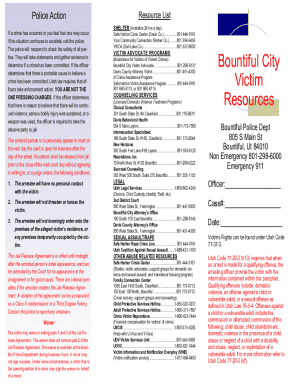 Fillable Online Calls For Service (CFS) Dispatch Guidelines Fax Email ...