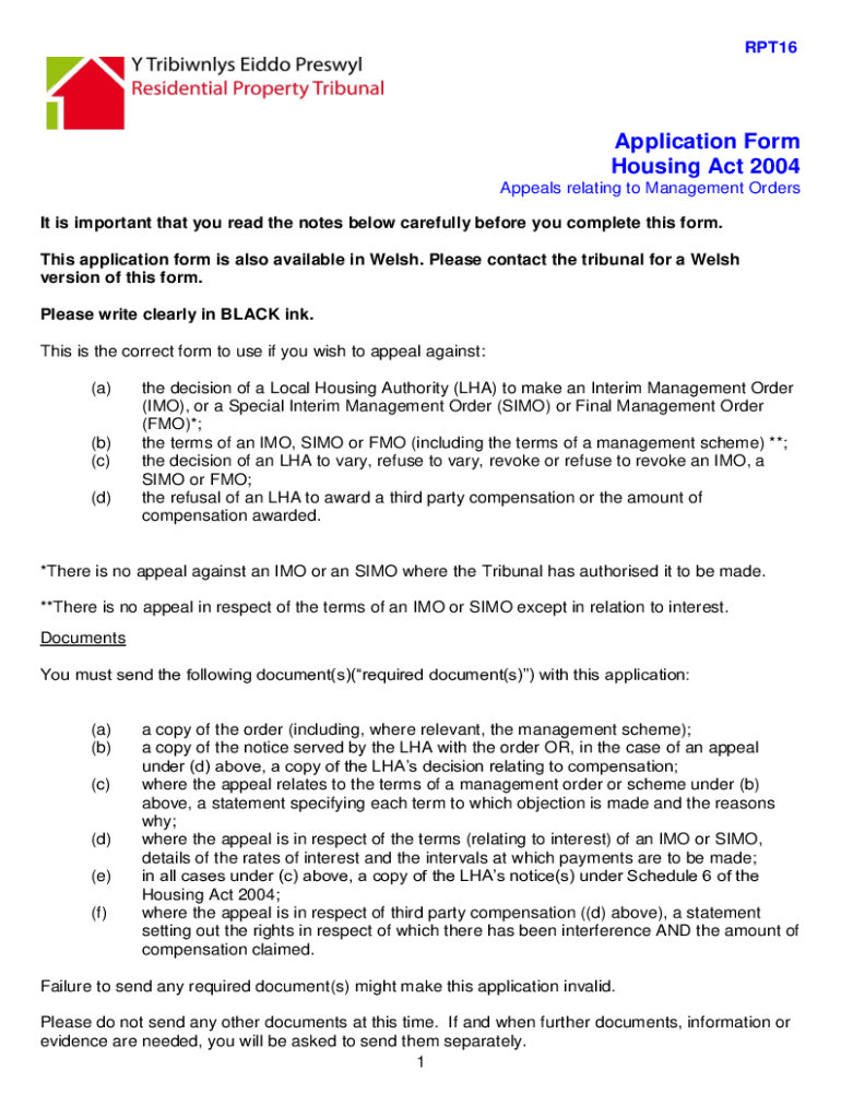 Fillable Online Form HO4: Appeal against a financial penalty under ...