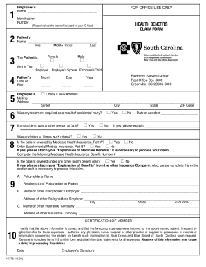 Fillable Online health-benefits-claim-form-in-service- ... Fax Email ...