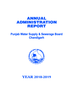 Fillable Online Annual Administrative Report of The Department Fax ...